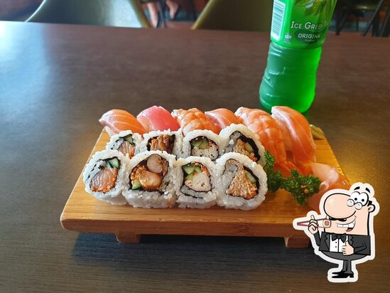 Menu at Moon's Sushi restaurant, Nowra