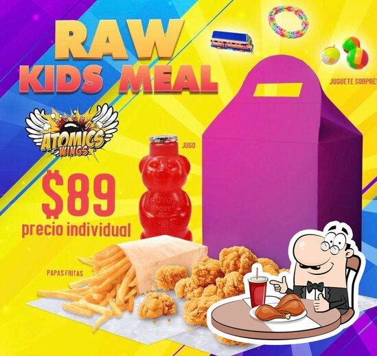 Carta del restaurante Atomix Wings & Grill, Reynosa