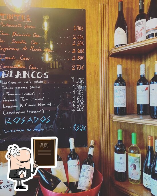Carta del pub y bar El Azogue, Vitoria-Gasteiz
