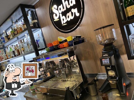 Menu au SAHA BAR, Zlaté Moravce