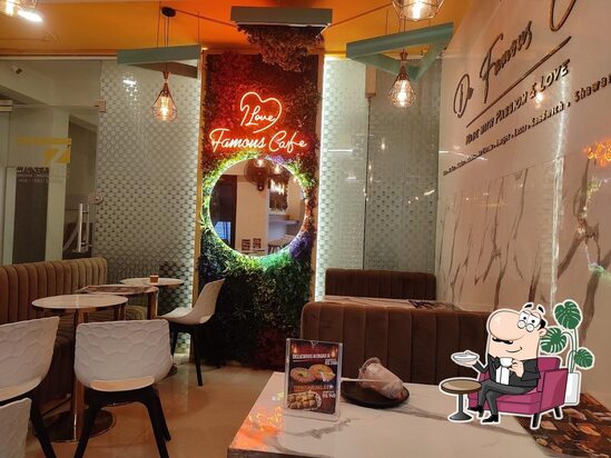 Menu at De Famous Cafe, Bengaluru