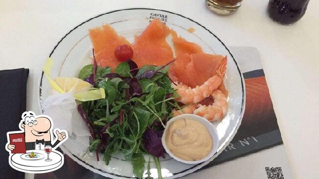 Menu at Caviar House Piccadilly restaurant, London, 161 Piccadilly