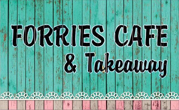 Menu at Forries Cafe and Takeaway, Forresters Beach
