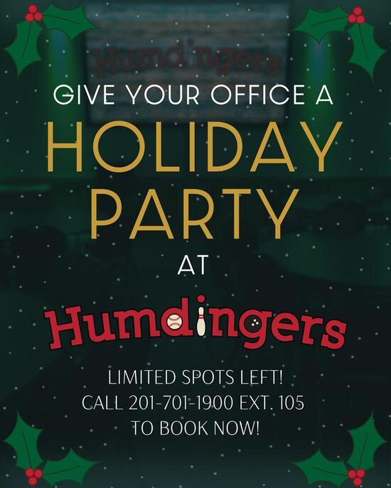 Menu at Humdingers restaurant, Paramus