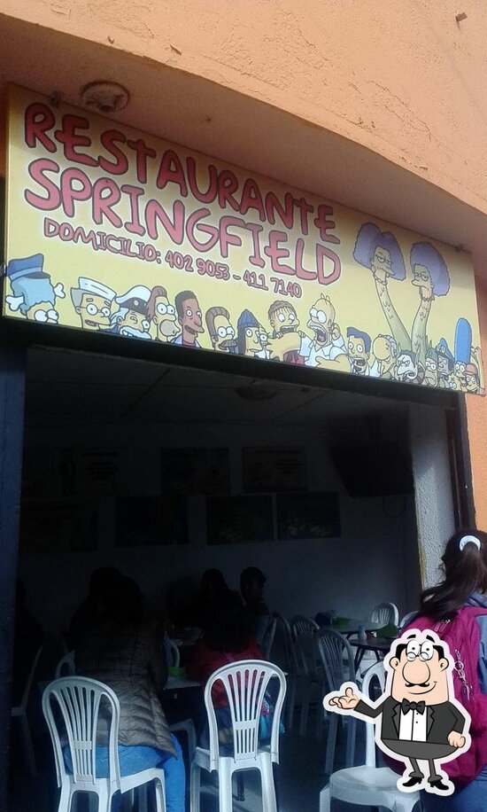 Carta de Restaurante Springfield, Bogotá, Cl. 10a #77-28