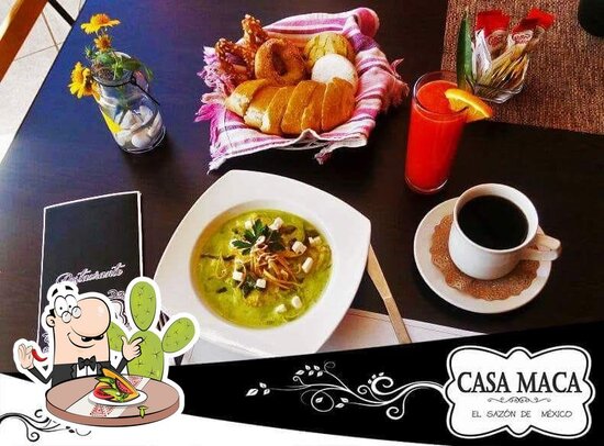 Menu at Casa Maca restaurant, Aguascalientes, Av. Villaplata 300
