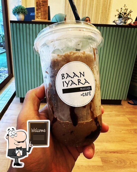 Menu at Baan Iyara Massage & Cafe, Hat Yai