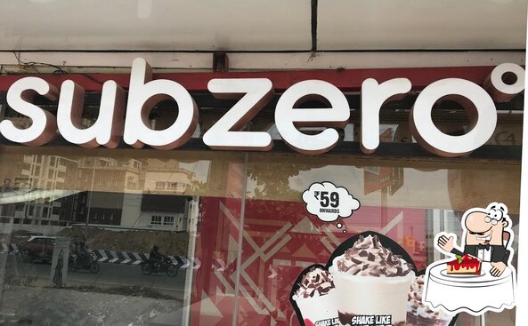 Menu at SUB ZERO, Chennai