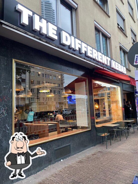 Menu at THE DIFFERENT KEBAB restaurant, Frankfurt, Mainzer Landstraße 127