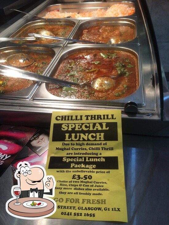 Chilli Grill & Thrill, 35 High St in Glasgow - Restaurant menu and reviews