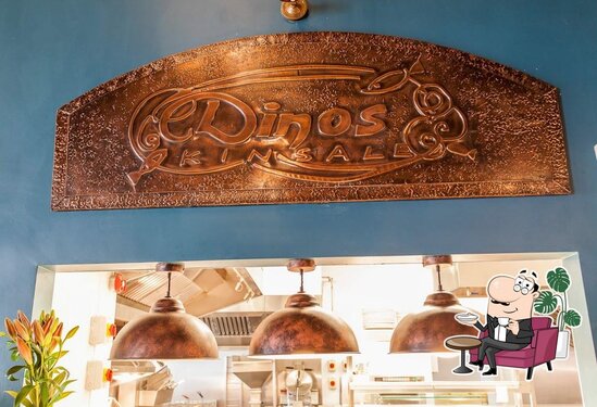 Menu at Dinos restaurant, Kinsale