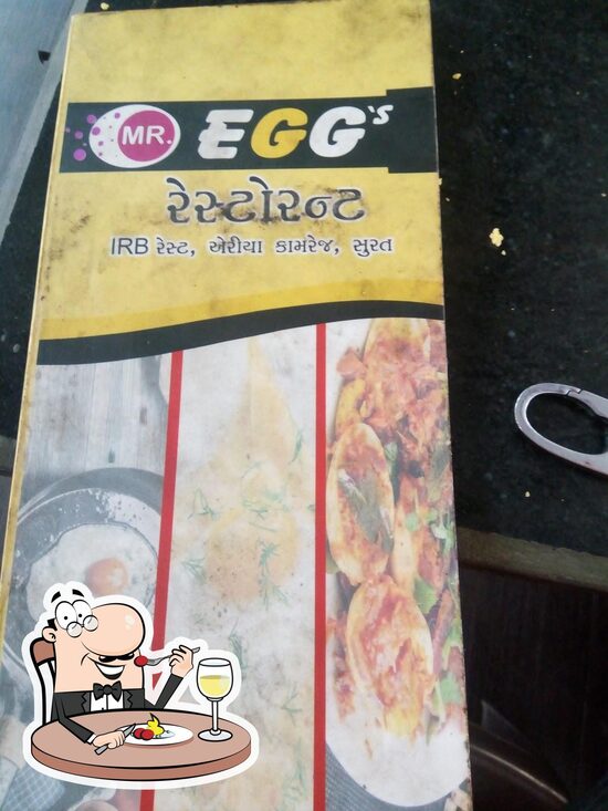 Menu at mr egg, Surat, 7XV3+J24
