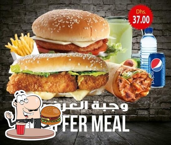 Menu at Gate Sandwich Cafeteria, Dubai