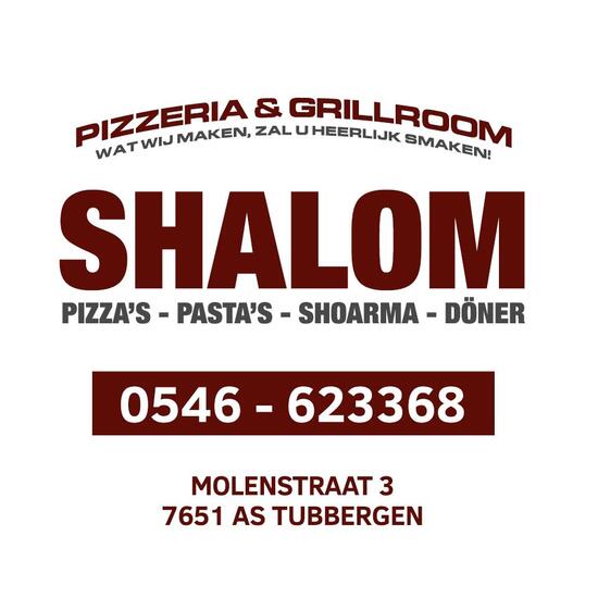 Carta del restaurante Shalom Tubbergen, Tubbergen
