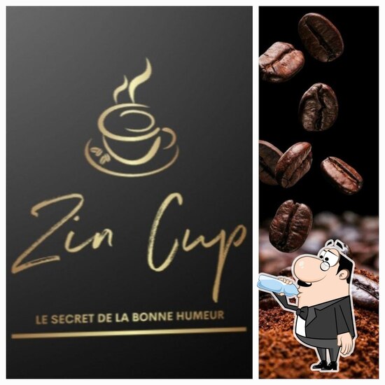 Menu at Top Zin Cup coffee, Temara