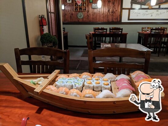 Menu at Walkerton Sushi restaurant, Walkerton