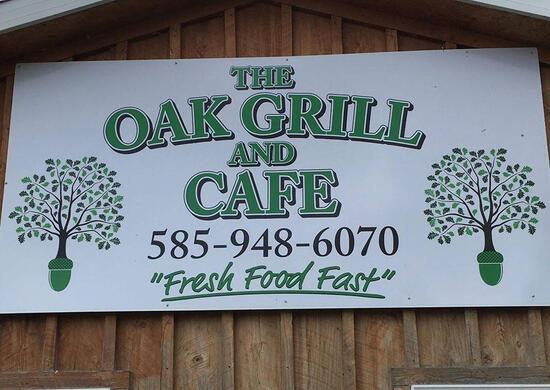 Menu at Oak Grill restaurant, Oakfield