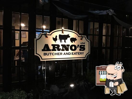 Menu at Arno's Butcher and Eatery steakhouse, Bangkok