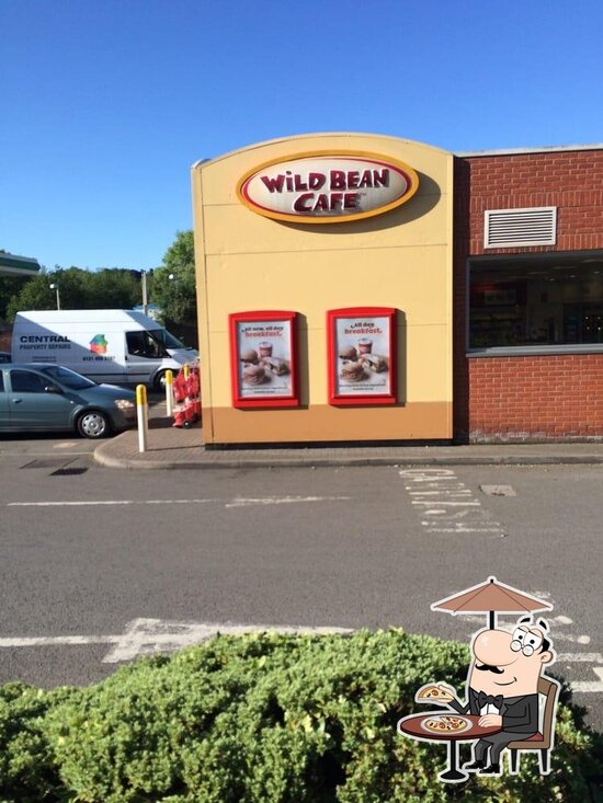Menu at BP Service Station, Birmingham