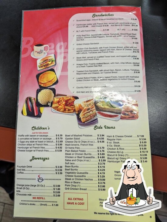 Breakfast Cove, Atoka - Restaurant menu, prices and reviews