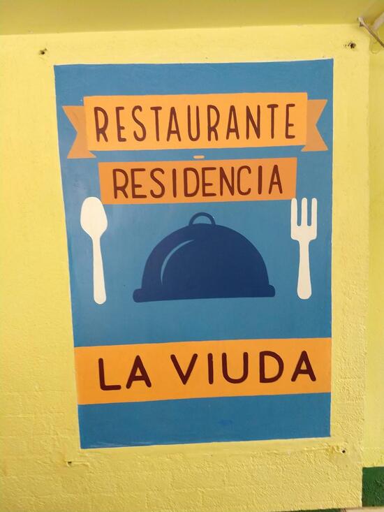 Carta de Restaurante La Viuda, Pueblo Rico