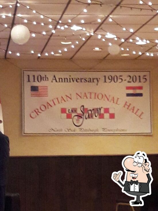 Carta del pub y bar Croatian National Hall, Pittsburgh