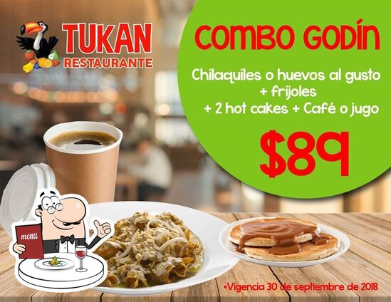 Menu at Restaurante Tukan, Monterrey