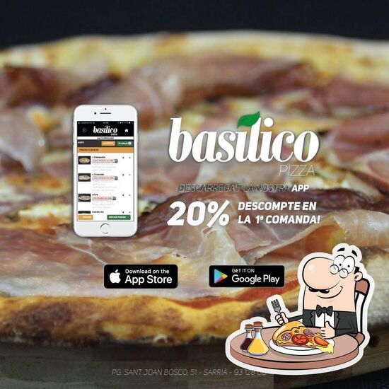 Basilico Pizza, Barcelona - Restaurant menu, prices and reviews