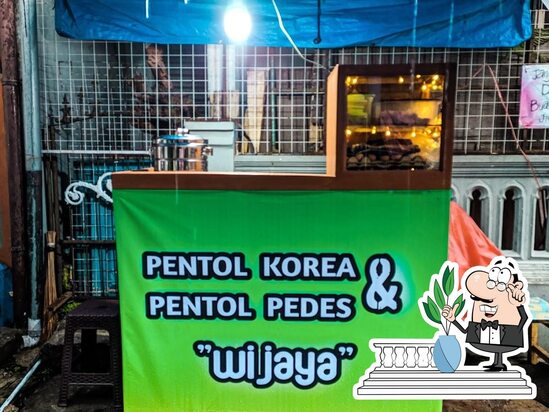Menu at Pentol Korea Wijaya restaurant, Malang