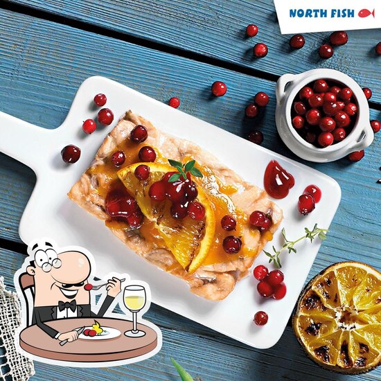 Menu at North Fish restaurant, Szczecin, al. Wyzwolenia 18-20
