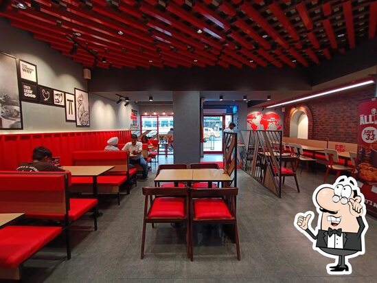 Menu at KFC, Kolkata