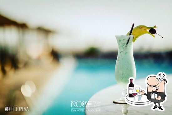 Menu em RoofTop Eva pub & Bar, Faro