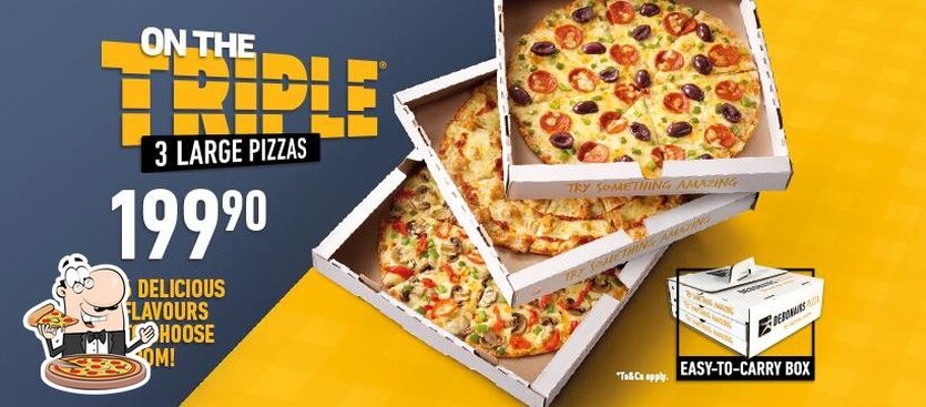 Debonairs Pizza restaurant, Tembisa, Section - Restaurant menu and reviews