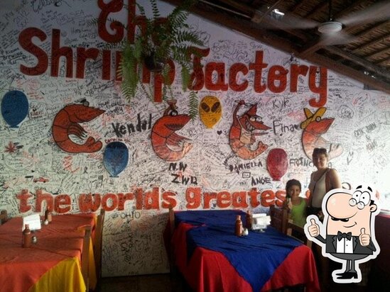 Menu at Shrimp Factory restaurant, Cabo San Lucas