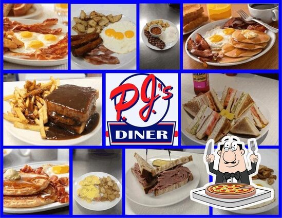 Menu at P.J.'s Diner, Peterborough, 809 Chemong Road ( Brookdale Plaza)