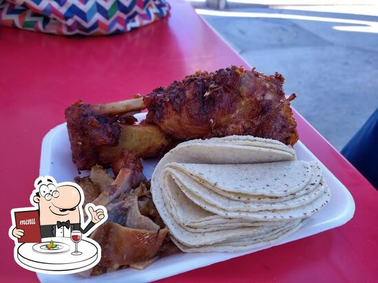 Menu at Carnitas Franco's restaurant, Hermosillo