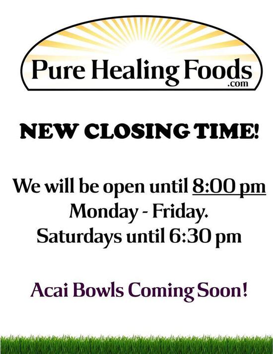 Pure Healing Foods in Ridgecrest - Restaurant menu and reviews