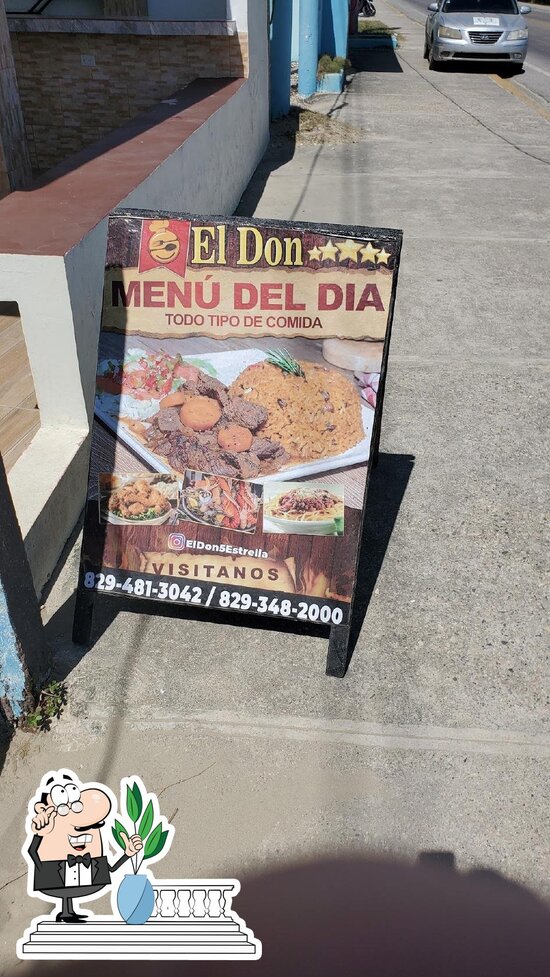 Menu at El Don restaurant, Cabarete