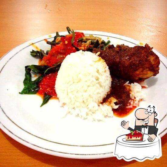 Menu at Warung Padang UPIK restaurant, Balikpapan, Jl. Ahmad Yani No.34