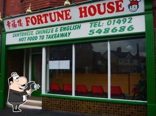 Menu at Fortune House fast food, Rhos on Sea