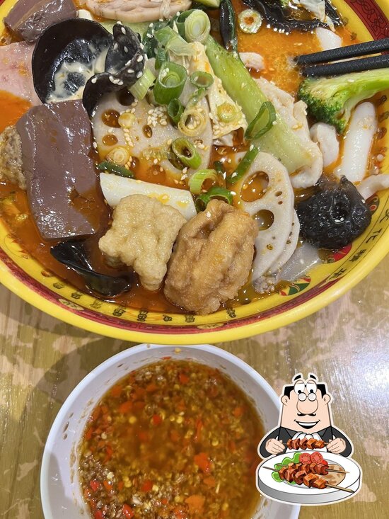 Menu at Hot Pot Malatang restaurant, Liverpool