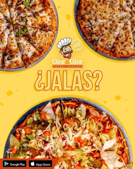 Carta de pizzería Gior&Gior Pizzas y Pasteles, Ciudad López Mateos, Los ...