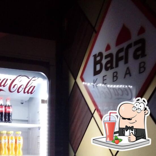 Menu at Bafra Kebab restaurant, Czarnkow