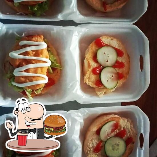 Menu at Burger Ayam Crispy restaurant, Pontianak