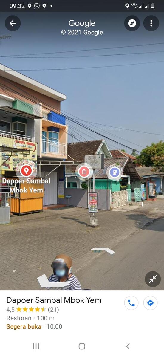 Carta del restaurante Dapoer Sambal Mbok Yem, Losari