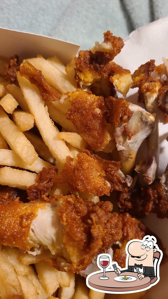 Carta de pizzería Royal Fried Chicken, Elizabeth