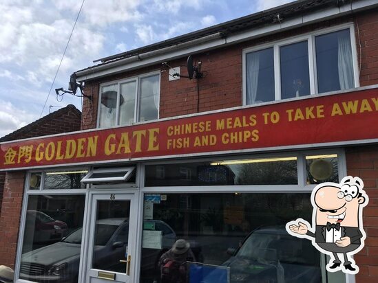 Menu at Golden Gate fast food, Northwich
