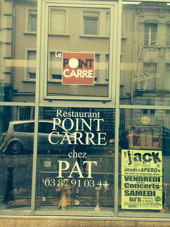Menu au Point Carré pizzeria, Saint-Avold