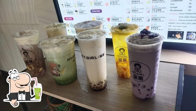 Menu at My Girl Milk Tea and Coffee - Tagaytay cafe, Tagaytay