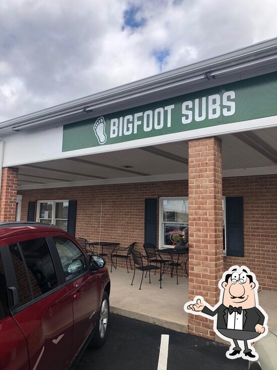 Menu at Bigfoot Subs restaurant, Muncy